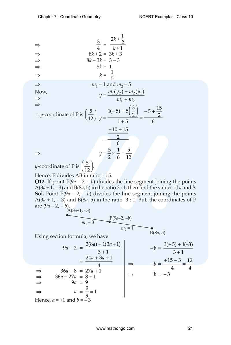 NCERT Exemplar for Class 10 Maths Chapter 7 – MathonGo