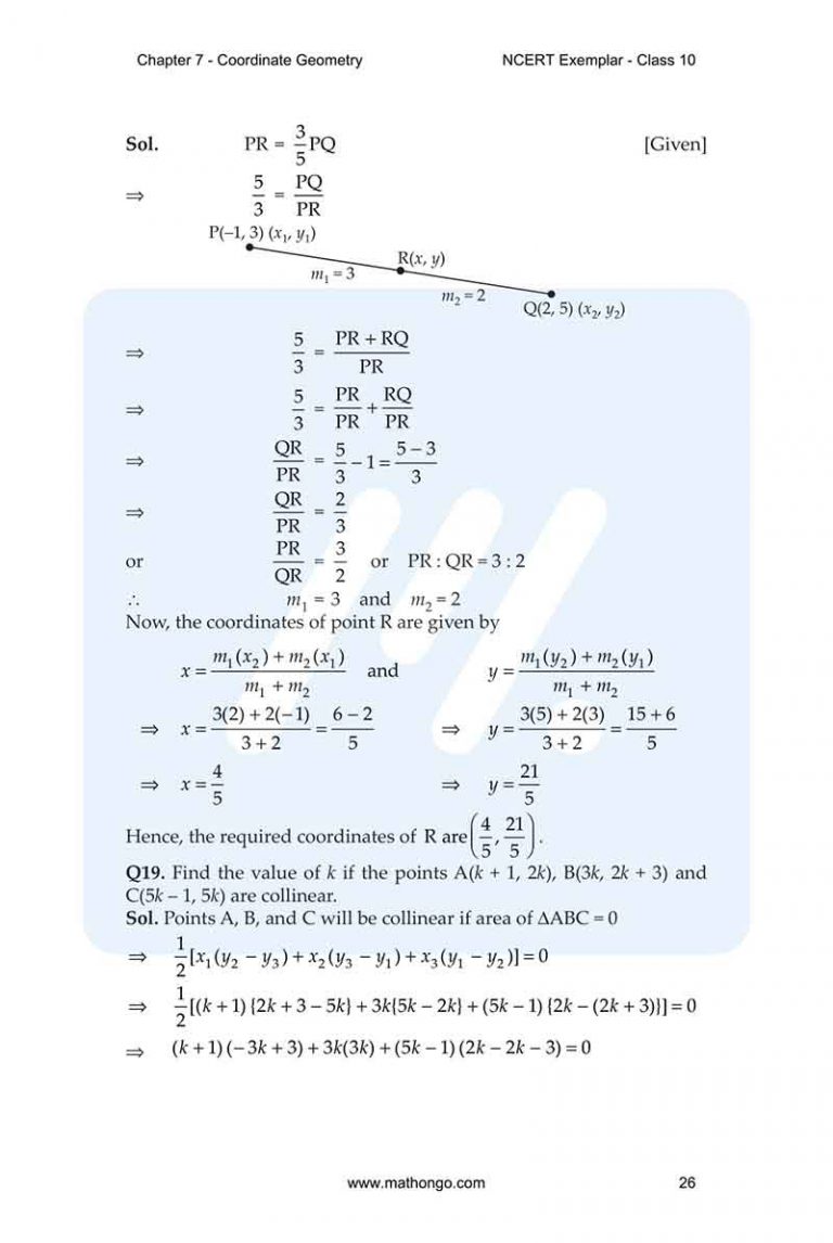 NCERT Exemplar for Class 10 Maths Chapter 7 – MathonGo