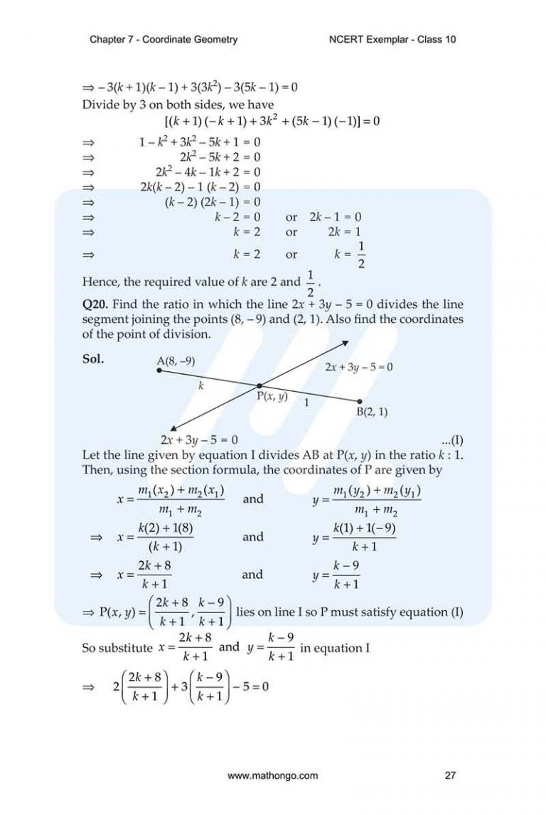 NCERT Exemplar for Class 10 Maths Chapter 7 – MathonGo