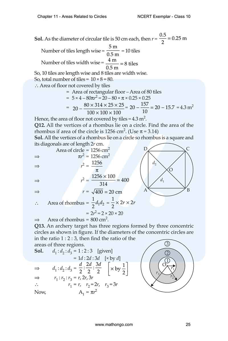 NCERT Exemplar for Class 10 Maths Chapter 11 – MathonGo