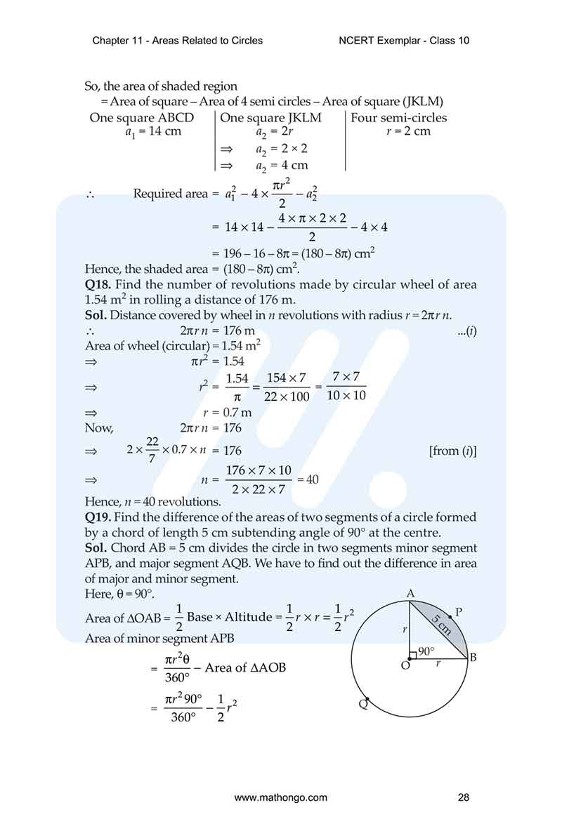 NCERT Exemplar For Class 10 Maths Chapter 11 MathonGo NCERT Exemplar For Class 10 Maths Chapter 11 MathonGo