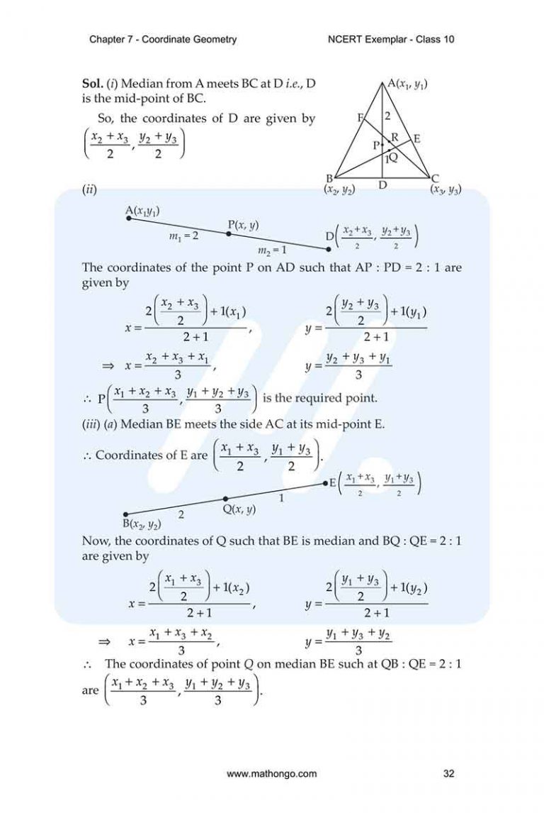 NCERT Exemplar for Class 10 Maths Chapter 7 – MathonGo