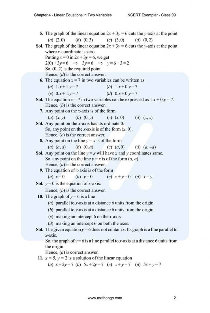 NCERT Exemplar For Class 9 Maths Chapter 4 MathonGo