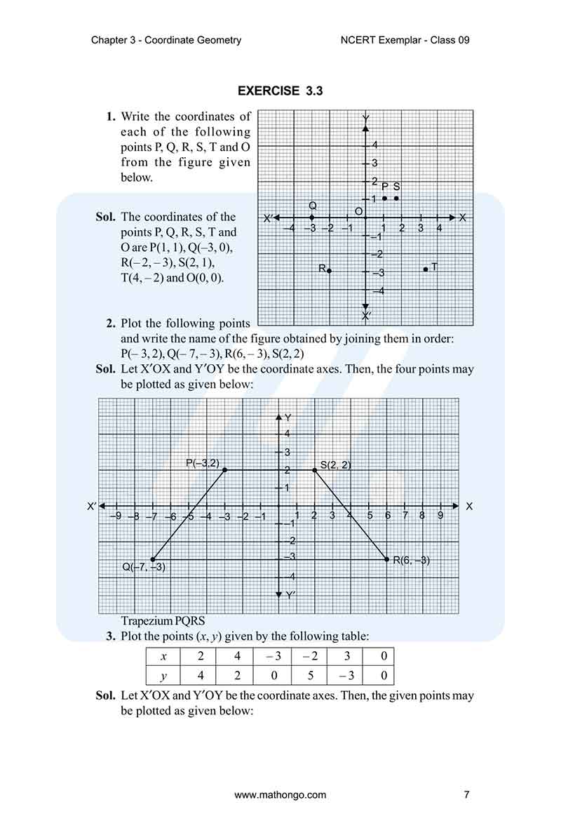 NCERT Exemplar for Class 9 Maths Chapter 3 – MathonGo
