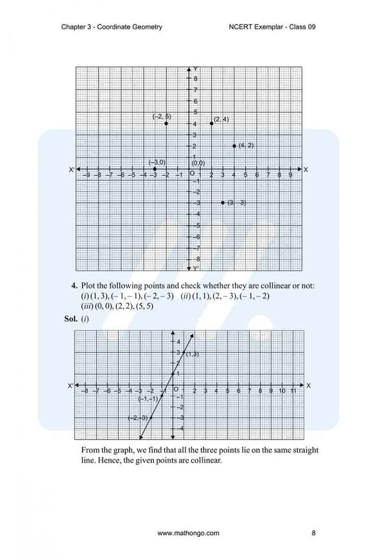 NCERT Exemplar for Class 9 Maths Chapter 3 – MathonGo