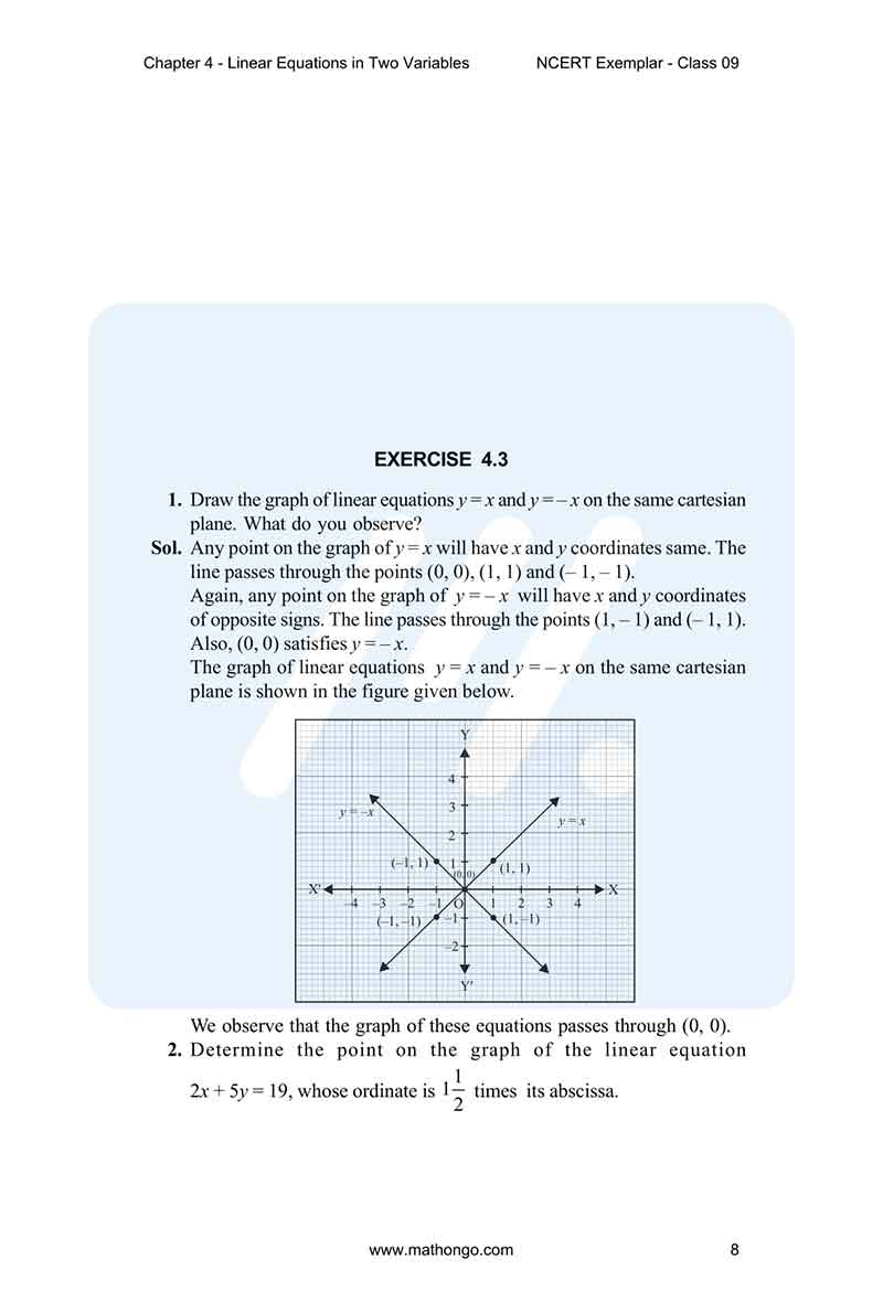 NCERT Exemplar for Class 9 Maths Chapter 4 – MathonGo