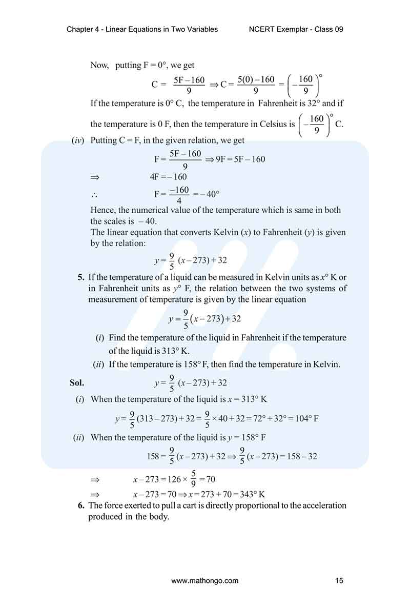 NCERT Exemplar for Class 9 Maths Chapter 4 – MathonGo
