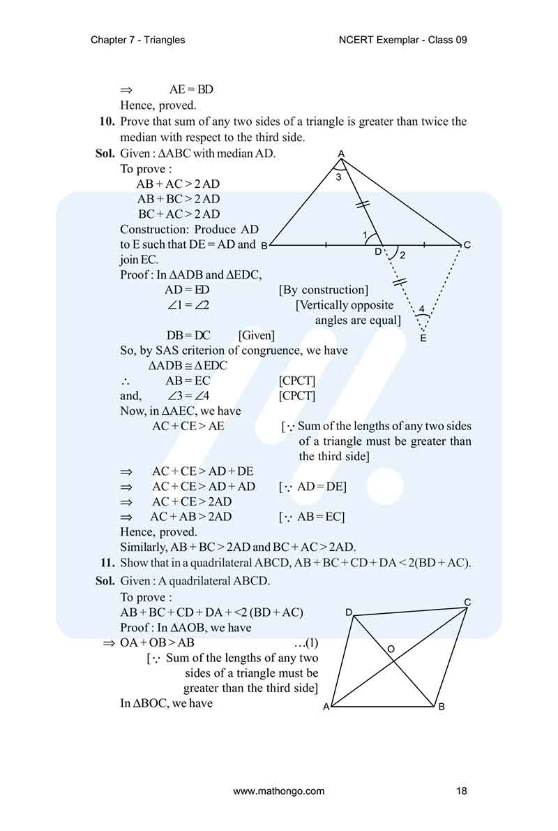 NCERT Exemplar for Class 9 Maths Chapter 7 – MathonGo