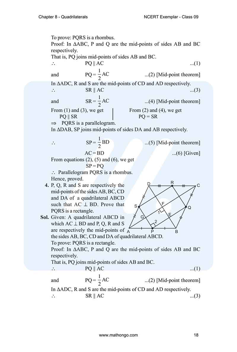 NCERT Exemplar for Class 9 Maths Chapter 8 – MathonGo