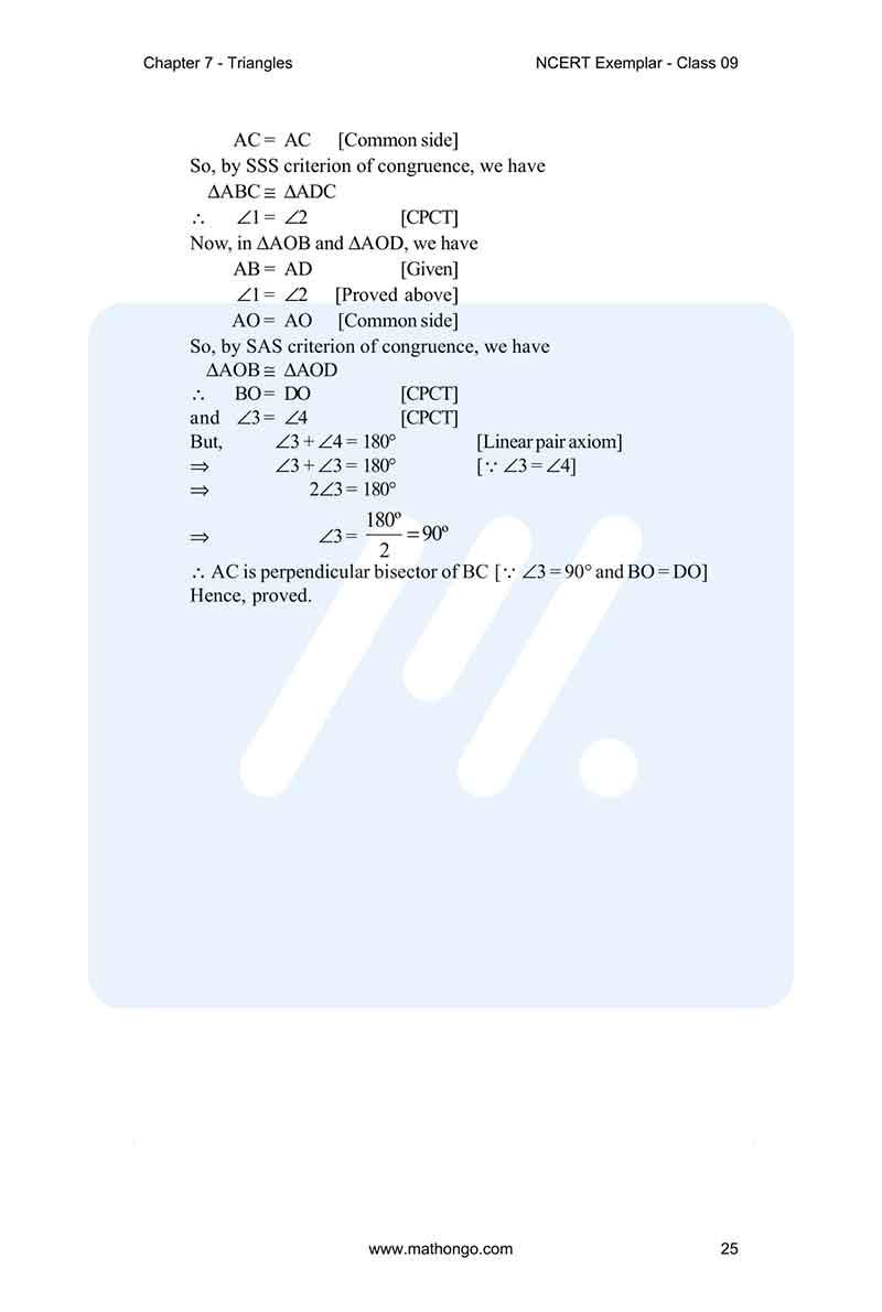 NCERT Exemplar for Class 9 Maths Chapter 7 – MathonGo