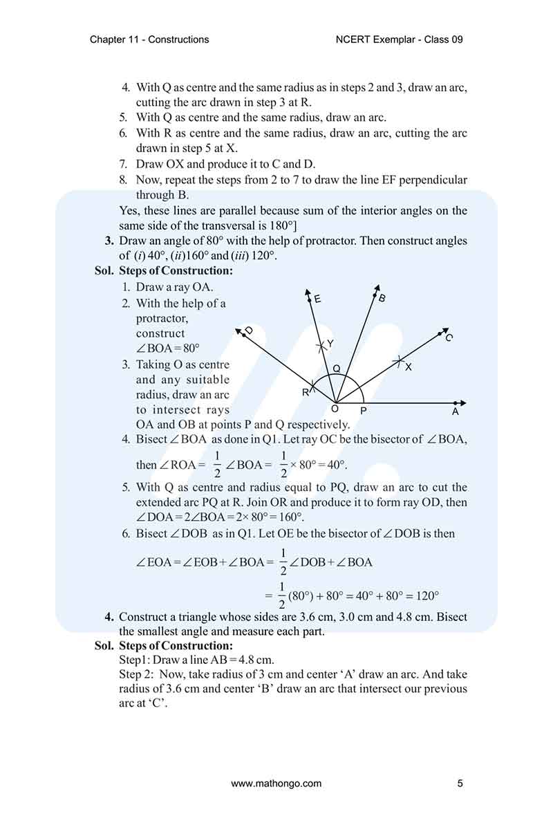 NCERT Exemplar for Class 9 Maths Chapter 11 – MathonGo