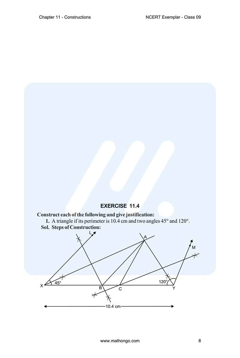 NCERT Exemplar for Class 9 Maths Chapter 11 – MathonGo