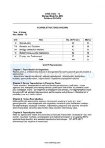 CBSE Syllabus for Class 12 Biology – MathonGo