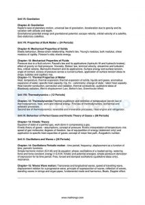 CBSE Syllabus for Class 11 Physics – MathonGo