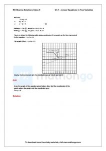 RD Sharma Class 9 Solutions Chapter 7 – Linear Equations in Two ...