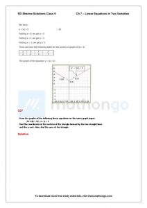 RD Sharma Class 9 Solutions Chapter 7 – Linear Equations in Two ...
