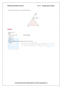 RD Sharma Class 9 Solutions Chapter 11 – Triangle and its Angles – MathonGo