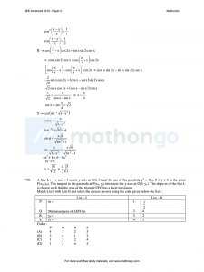 JEE Advanced 2013 Question Paper-2 – MathonGo