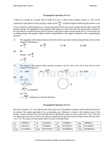 JEE Advanced 2013 Question Paper-2 – MathonGo
