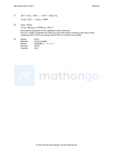 JEE Advanced 2015 Question Paper-1 – MathonGo