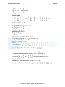 JEE Advanced 2015 Question Paper-1 – MathonGo