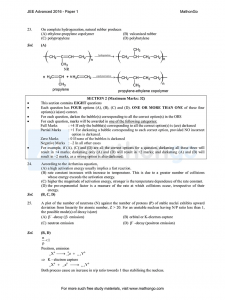 JEE Advanced 2016 Question Paper-1 – MathonGo
