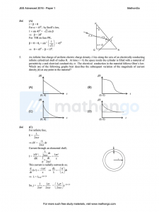 JEE Advanced 2016 Question Paper-1 – MathonGo