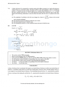 JEE Advanced 2016 Question Paper-2 – MathonGo