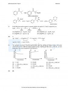 Jee Advanced 2016 Question Paper 2 Mathongo