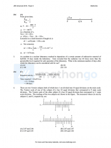 JEE Advanced 2016 Question Paper-2 – MathonGo