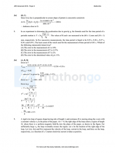 JEE Advanced 2016 Question Paper-2 – MathonGo