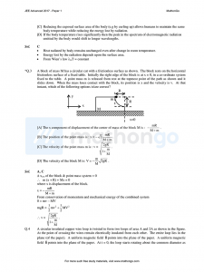 JEE Advanced 2017 Question Paper-1 – MathonGo