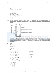 JEE Advanced 2018 Question Paper-1 – MathonGo
