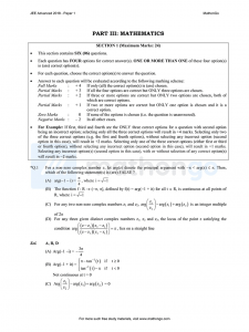 JEE Advanced 2018 Question Paper-1 – MathonGo