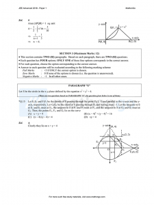 JEE Advanced 2018 Question Paper-1 – MathonGo