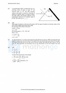 JEE Advanced 2019 Question Paper-2 – MathonGo