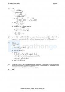 JEE Advanced 2019 Question Paper-2 with Solutions - PDF Download
