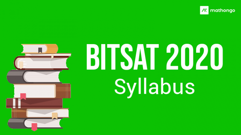 BITSAT 2020 Syllabus – MathonGo